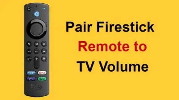 How to Pair Firestick Remote to Control TV Volume?